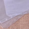 Deyuer A5/A6/A7 Zippered Lock Envelope Document File Bag Transparent ...