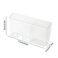 Ihhxva Remote Control Storage Box, Wall Mounted Shelf, Transparent ...