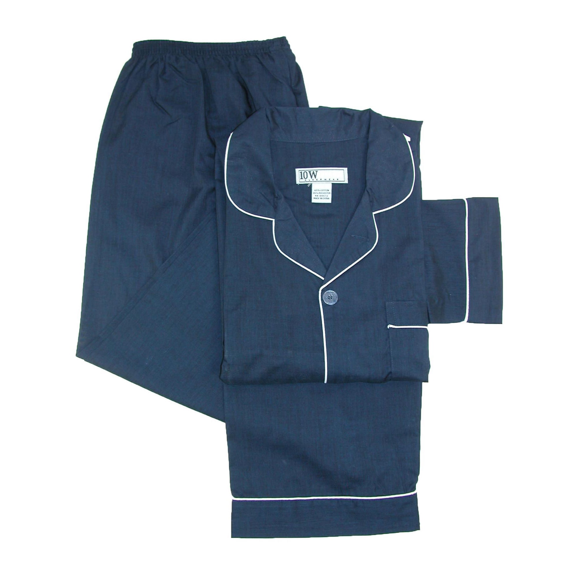 Click here for Ten West Apparel Long Sleeve Long Leg Solid Pajama... prices