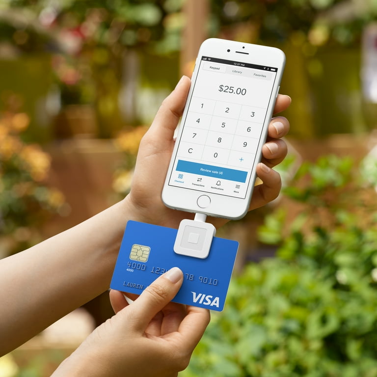 Square Card Reader Sticker