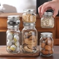 ACDANC 2Pcs Glass Jars Sealed Jam Jars Airtight Mason Jars Empty Small ...
