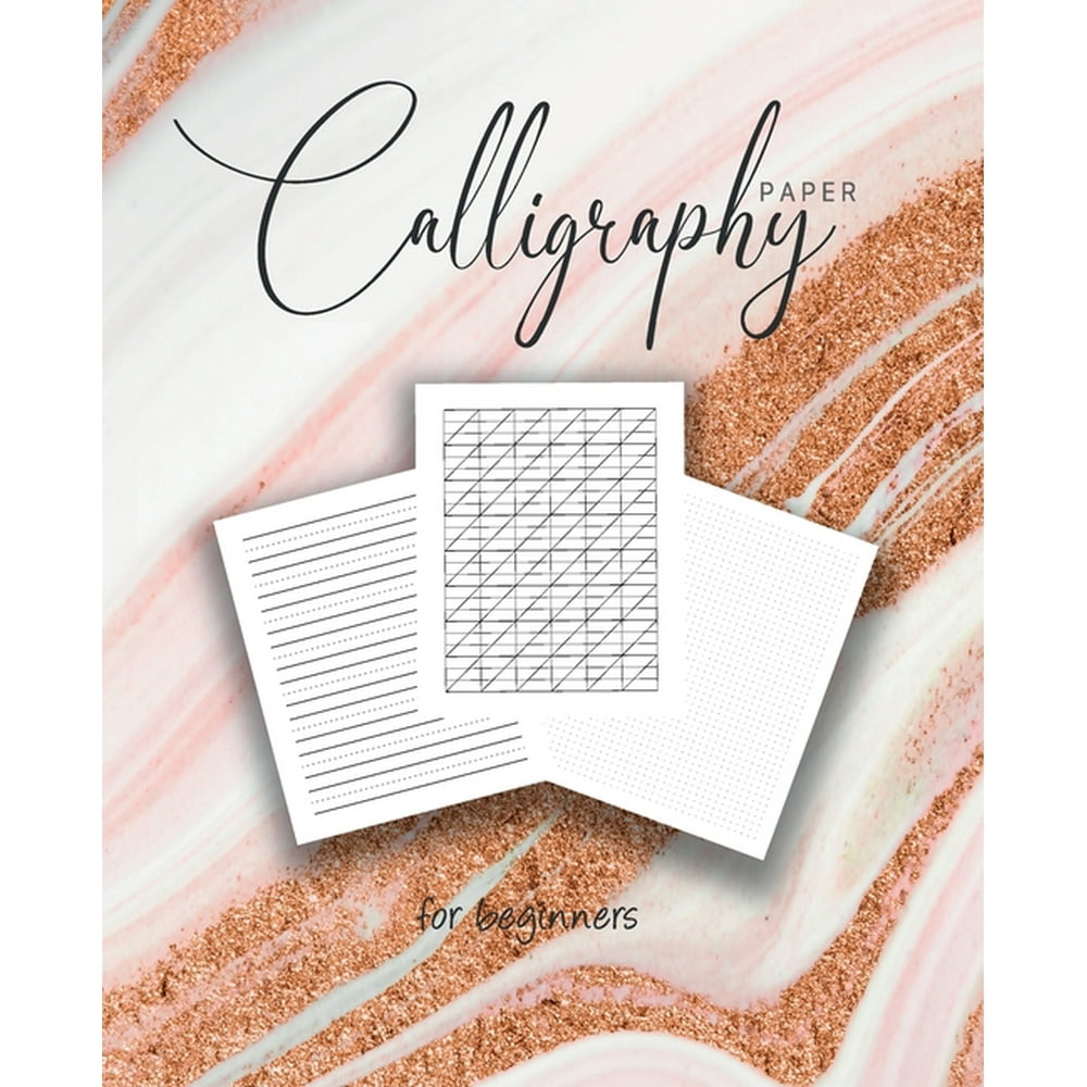 Calligraphy paper for beginners : Calligraphy Workbook lettering ...