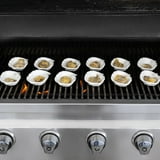 Outset Ceramic Oyster Shells, Set of 12 Shells For Grilling, Baking and ...