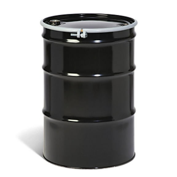 BB55 Versatile 55 Gallon Drum Burn Barrel with Removable Lid for Trash ...