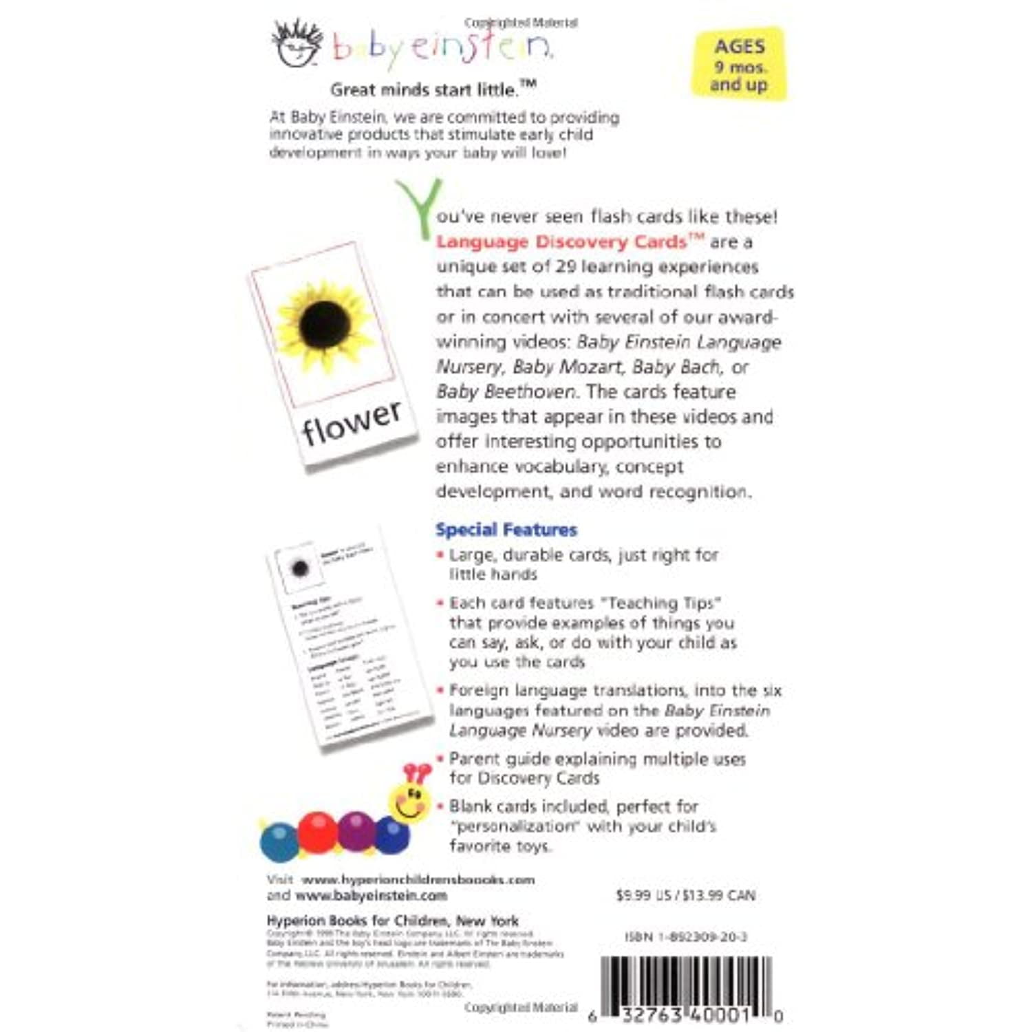Baby Einstein Language Discovery Cards
