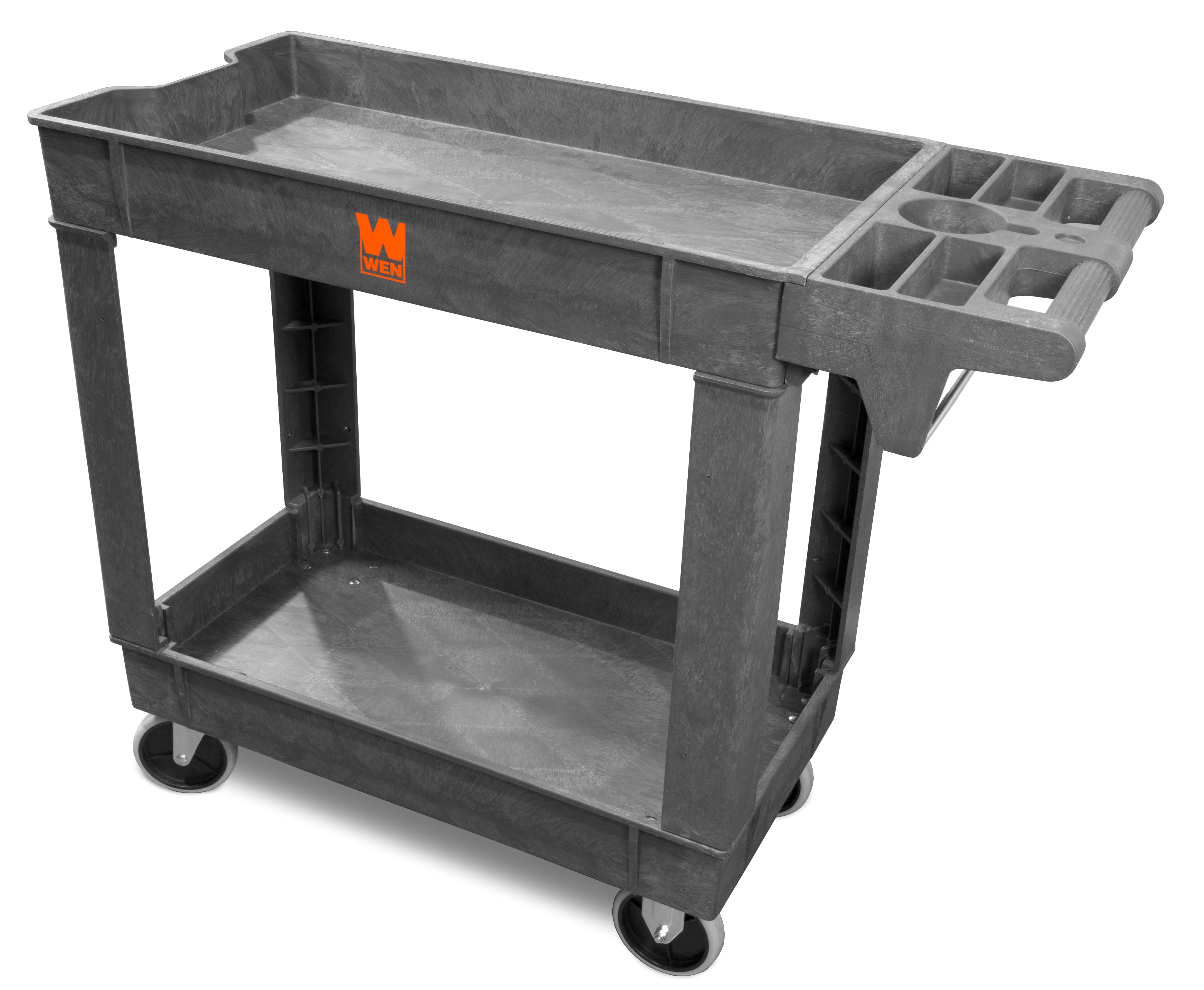 WEN 73009 500-Pound Capacity 40 by 17-Inch Two-Shelf Service Utility ...