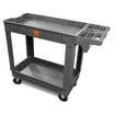 Lorell, Utility Cart, 1 Each, Black - Walmart.com