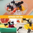 12Pcs Food Picks - Black Cats Shape Food Forks for Fruit Cocktail Picks ...