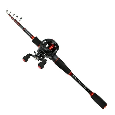 Fishing Rod Lure Rod Telescopic Poles Gear Ultralight Carbon Fiber ...