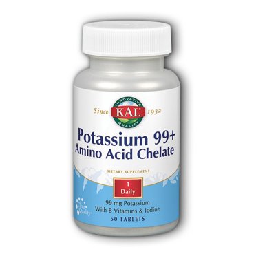 Solgar Potassium Amino Acid Complex Tablets, 100 Ct - Walmart.com