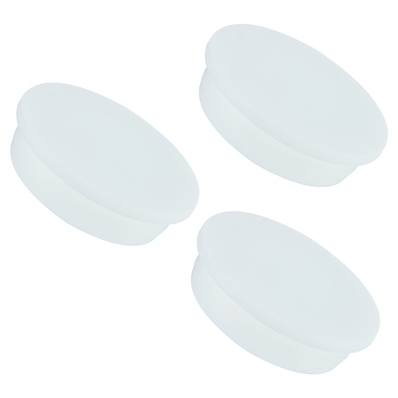 Uxcell Silicone Rubber Hole Plug White Stopper for 50-51.3mm Hole 3 ...