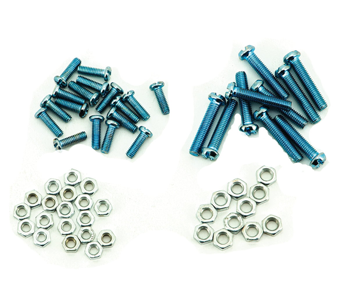 Nuts & Bolts 55pc Assortment with Storage Case - Walmart.com