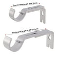 HEQUSIGNS Heavy Duty Adjustable Curtain Rod Brackets, 3 Pack, Easy ...