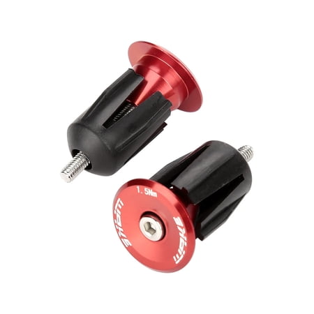 Yosoo Bike Bar End Plug, 1 Pair Aluminum Alloy Bike Bicycle Handlebar ...
