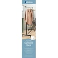 Whitmor Adjustable Rolling Expandable Garment Rack, Metal, Black and ...
