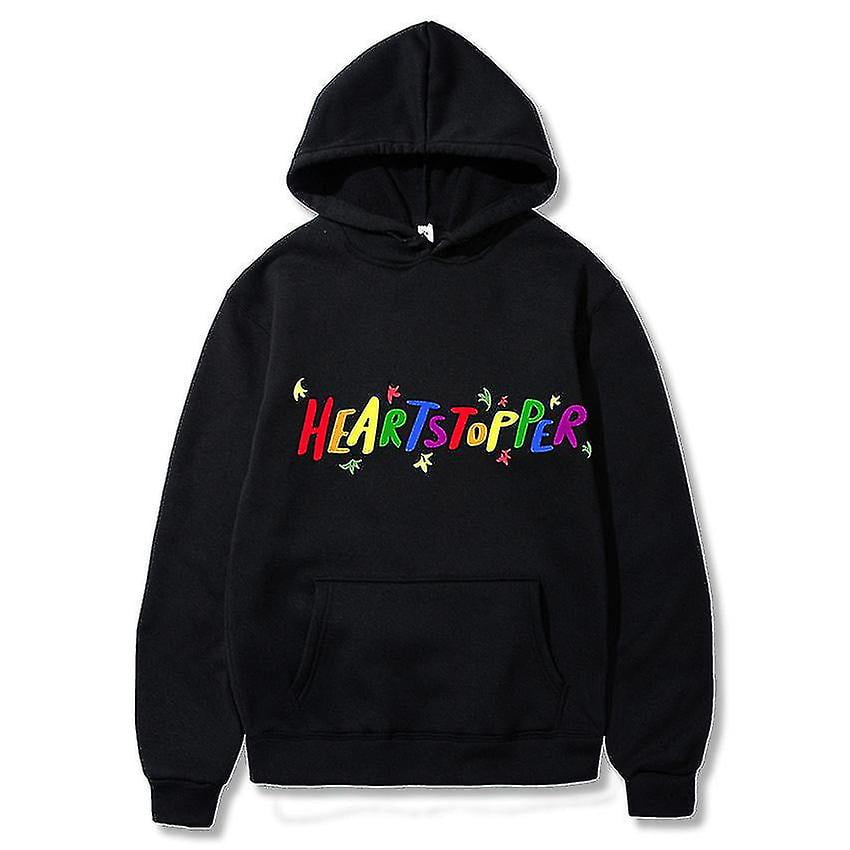 Click here for Aiony Heartstopper Rainbow Hoodie Print Oversized... prices