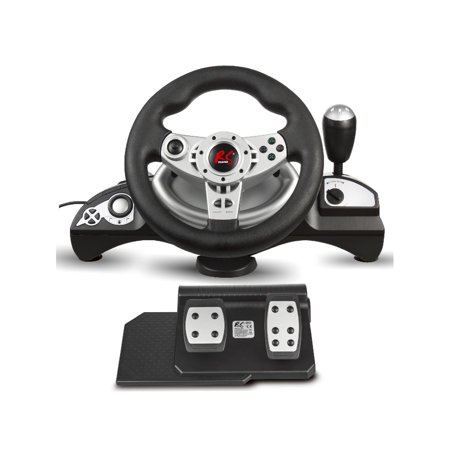 nano RS - NanoRS RS700 Gaming Controller Black, Silver USB Steering ...
