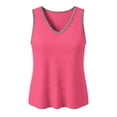 Cilsoka Womens Tank Tops 2026 Summer V Neck Sleeveless Boho Color Block ...