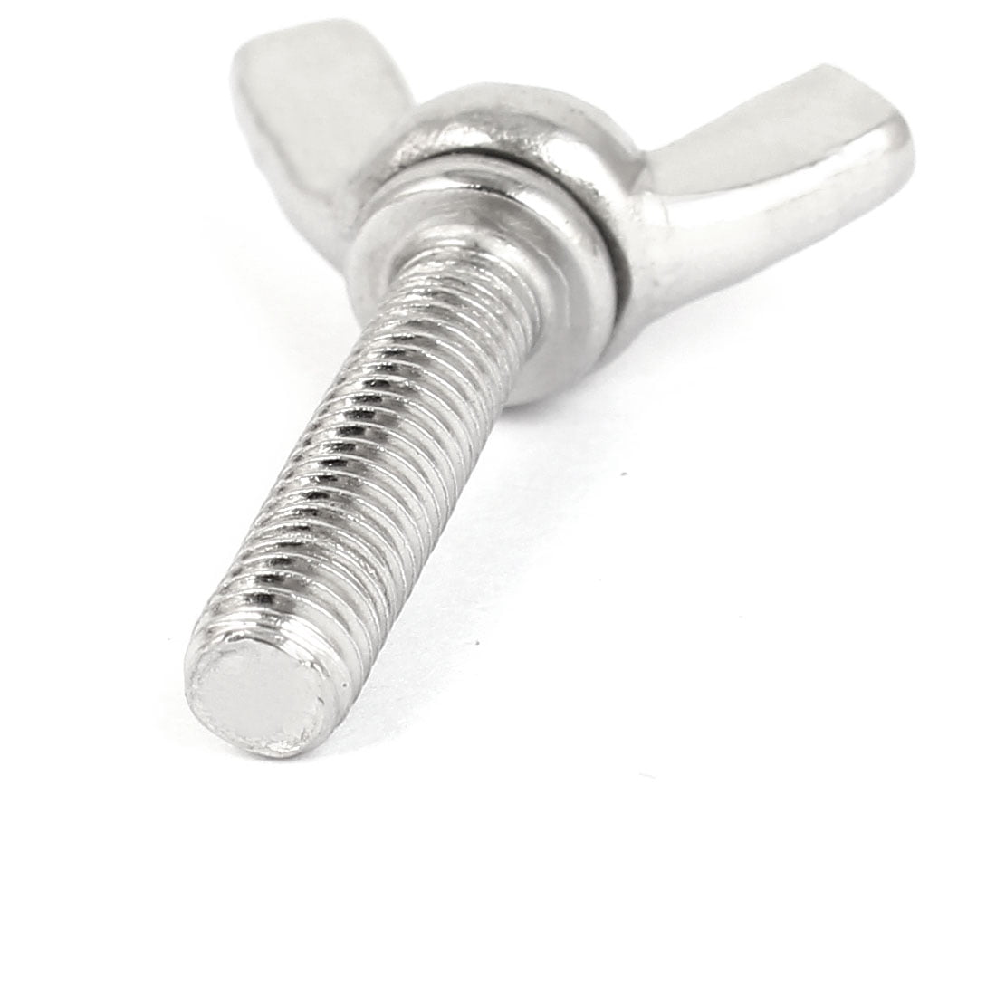304 Stainless Steel Wing Bolt Butterfly Screw M5 x 20mm 0.8mm Pitch ...