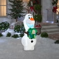 Airblown Inflatables Olaf w/Gift - Walmart.com
