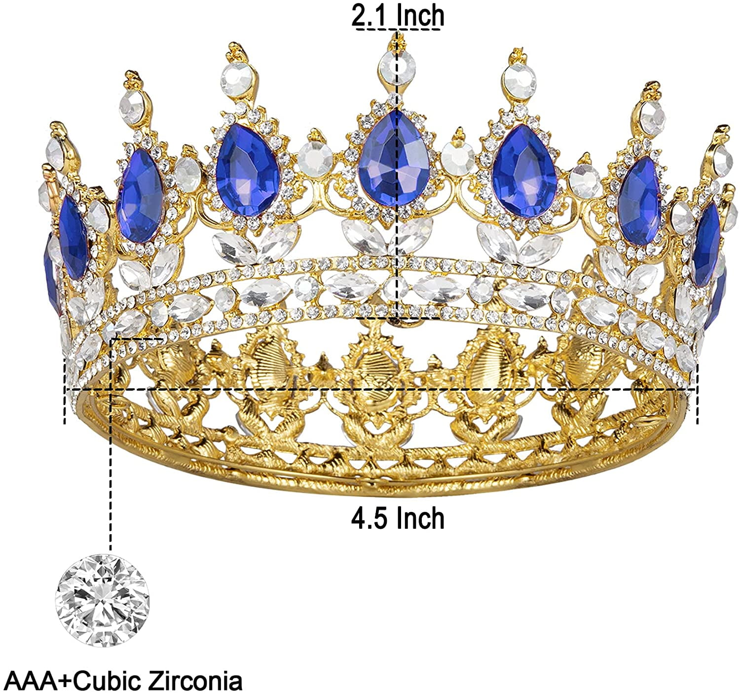 Blue Wedding Tiaras