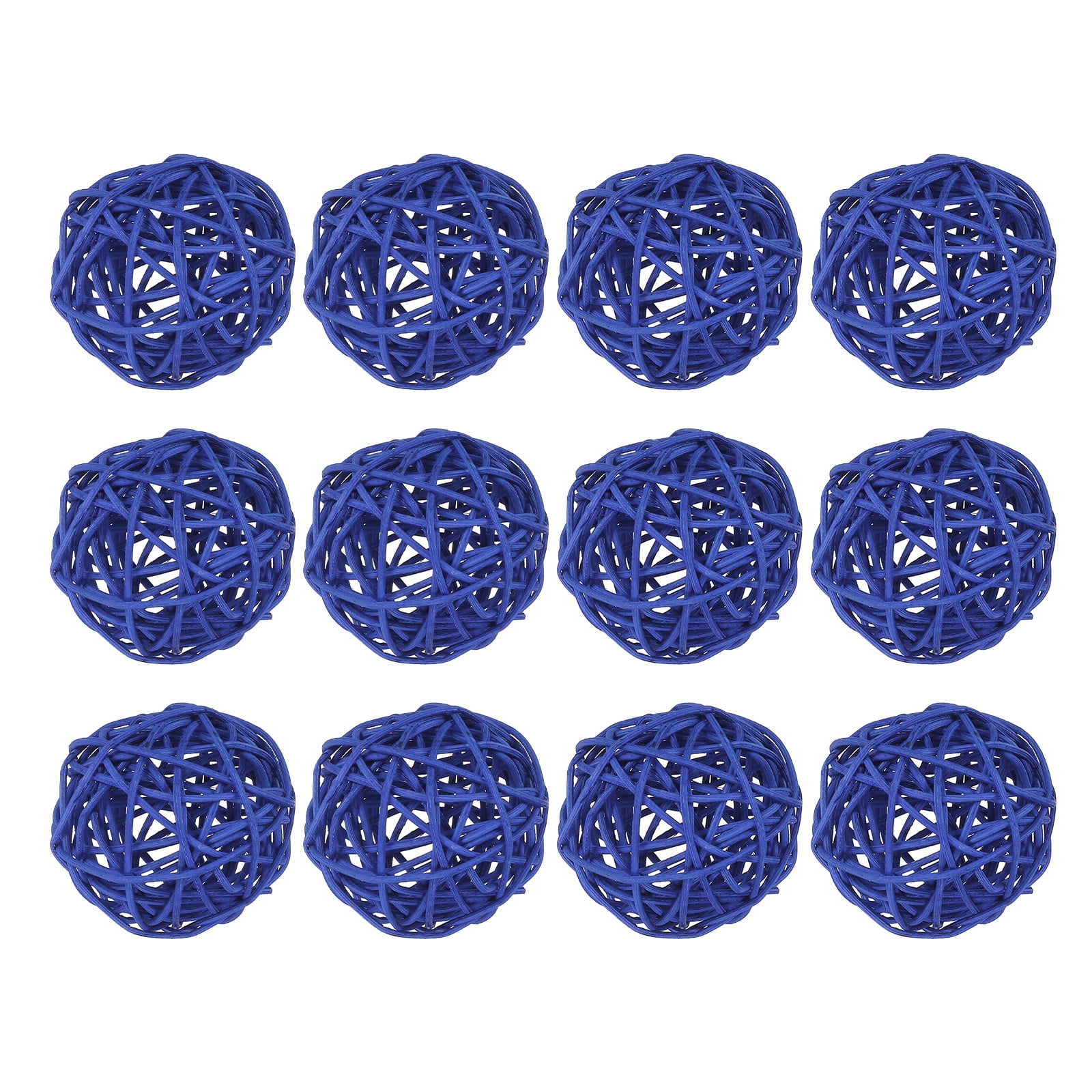 Click here for Unique Bargains 12 Pcs Wicker Rattan Balls Decorat... prices