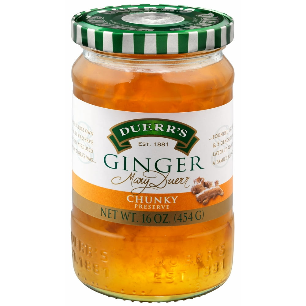 Duerr's Preserves, Ginger, 16oz (454g) - Walmart.com - Walmart.com