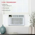 RCA 12,000 BTU 450 Sq. ft 115V Window Air Conditioner with Remote ...