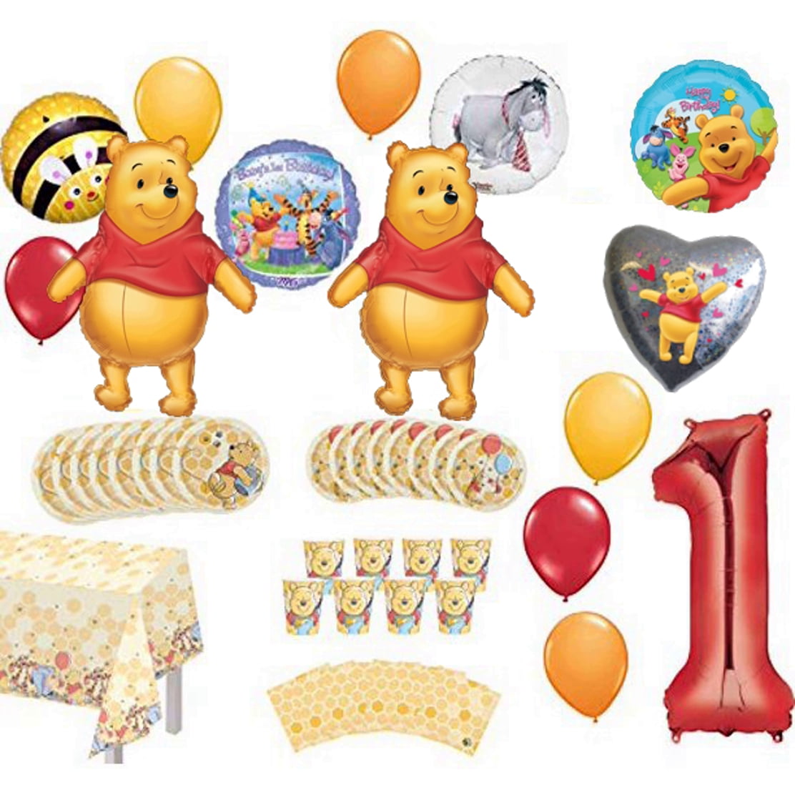 Winnie The Pooh Birthday Clipart