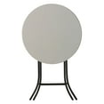 Lifetime 33 inch Round Bistro Table, Indoor/Outdoor Light Commercial ...