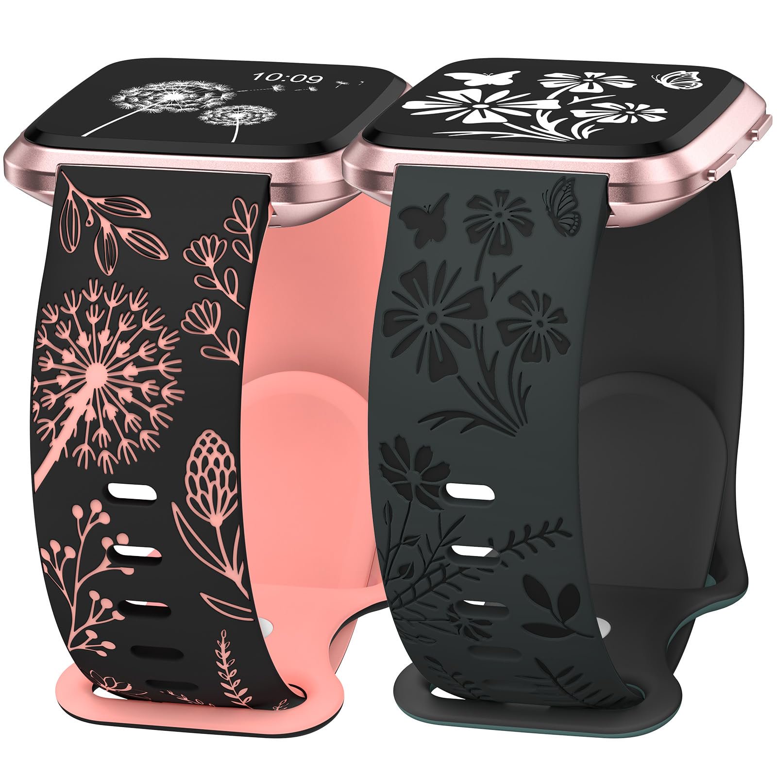 Click here for Wearlizer 2 Packs Floral Engraved Band Compatible... prices