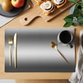 Black Grey Ombre Placemats Set of 6 Contemporary Abstract Gradient ...