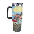 40oz Phi-Neas Friend Ferb0 Insulated Tumbler With Lid and Straws ...