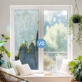 Blue Gold Marble Window Privacy Film Stain Glass,Reusable Decorative ...