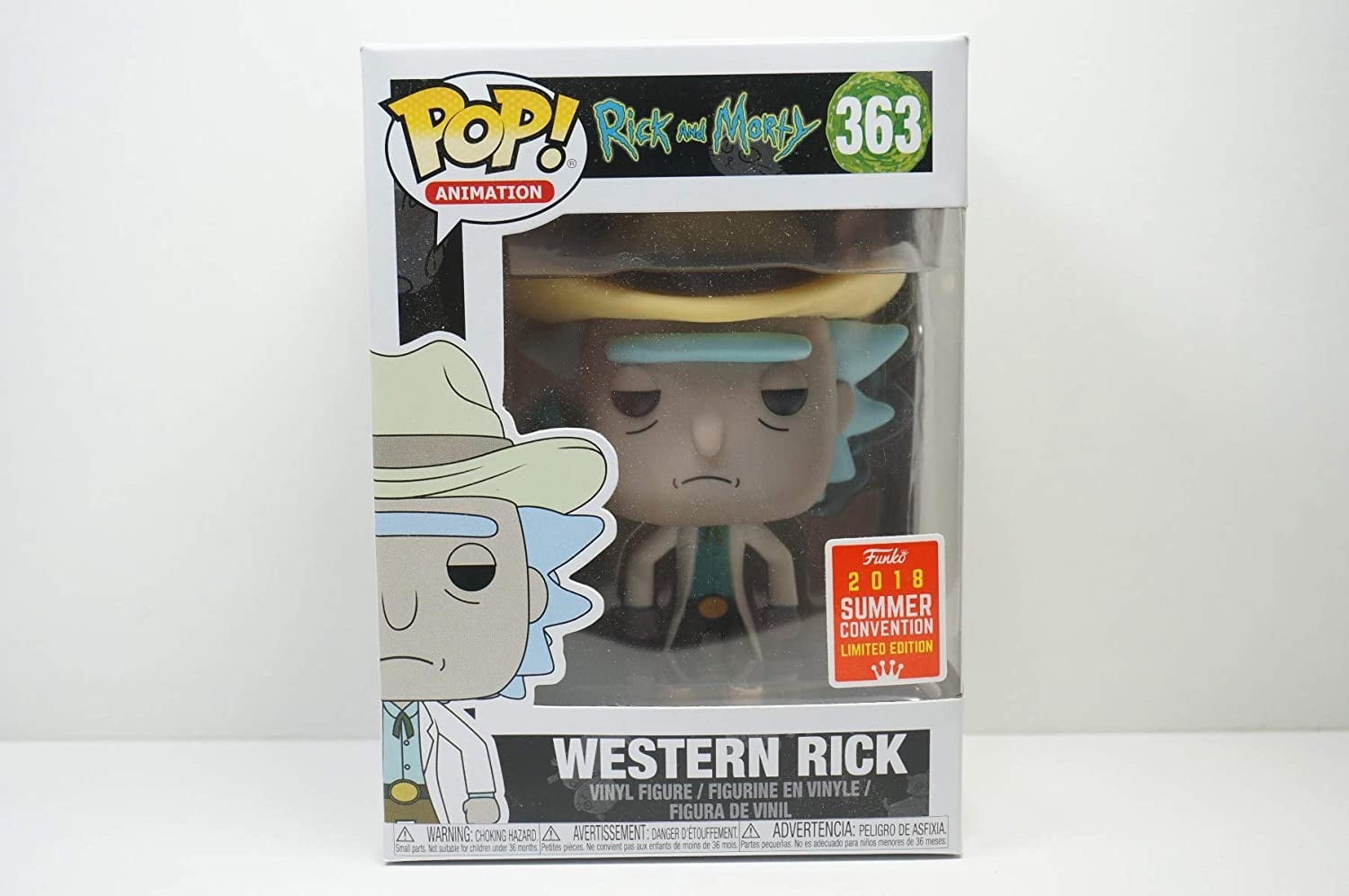 Funko Pop Rick y Morty Western Rick Exclusivo de la Convención de ...