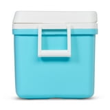 Igloo 48QT Laguna Ice Chest Cooler with Handle, Hard-sided, Aqua Blue and White - Walmart.com
