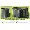 Expandable Backyard Outdoor Compost Bin with Stronger Longer Support ...