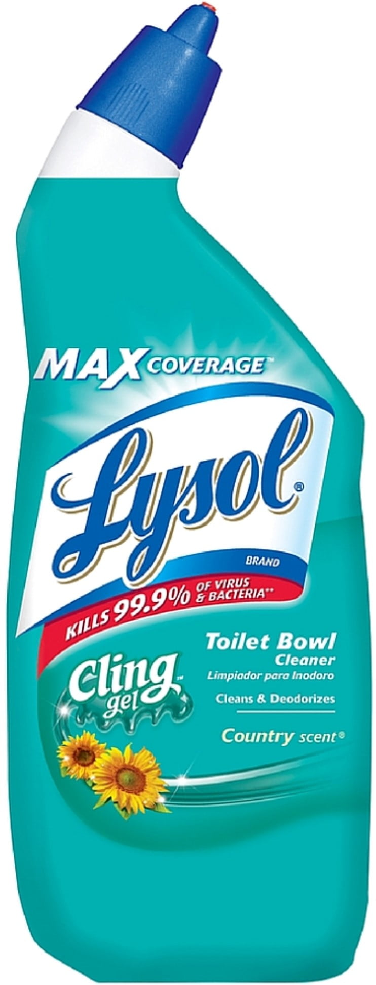 LYSOL Cling Gel Toilet Bowl Cleaner, Country Scent 24 oz (Pack of 3 ...