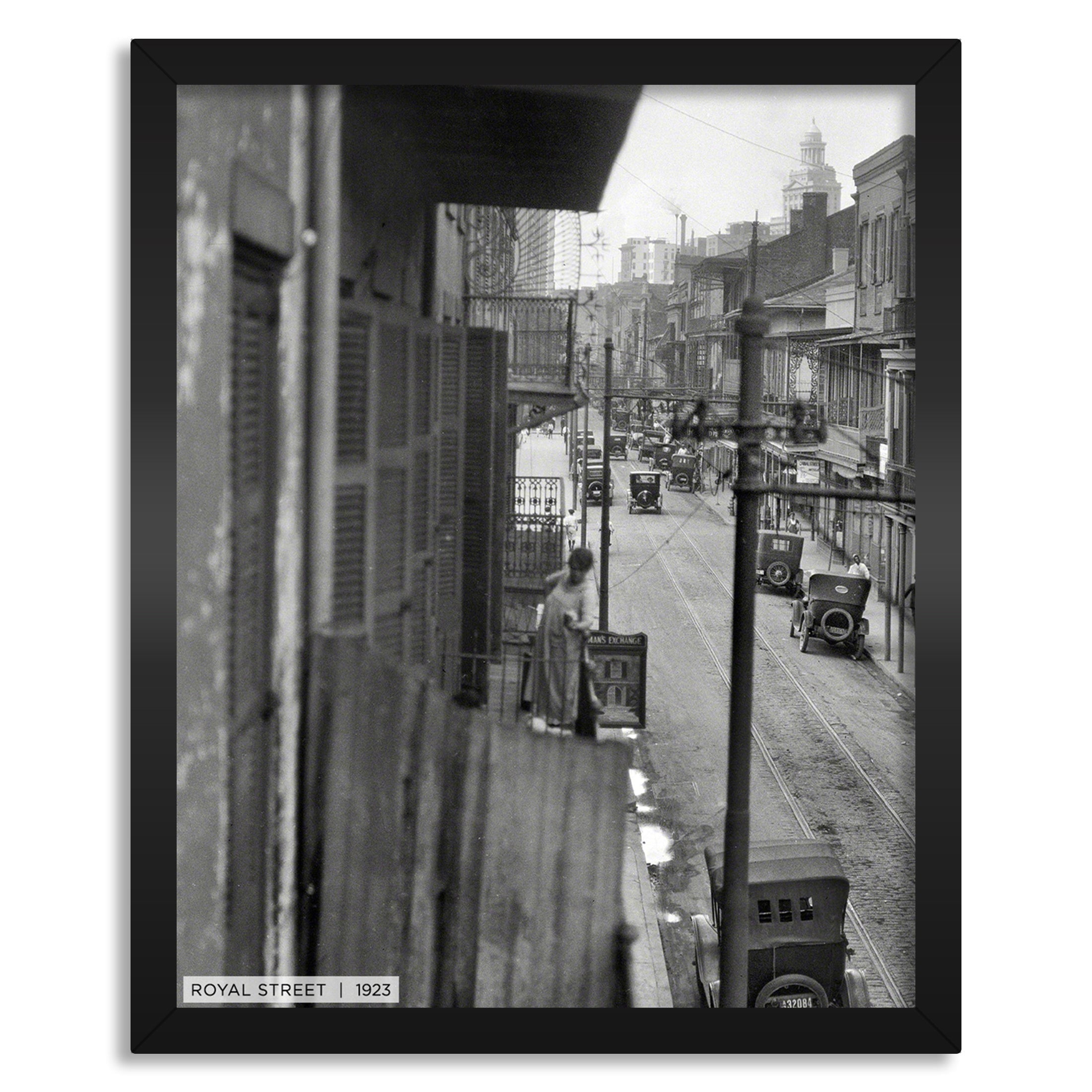 Second Story Collection, New Orleans 16x20 Straight Fit Framed Canvas ...