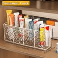 1 Pack Multifunctional Pill Organizer, Transparent Divided Storage Box ...