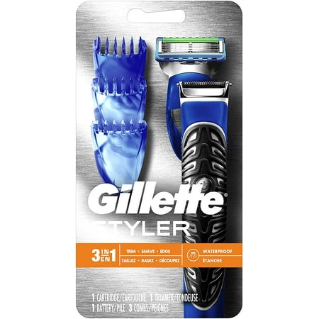 The All-Purpose Gillette Styler: Beard Trimmer, Razor & Edger | Walmart ...