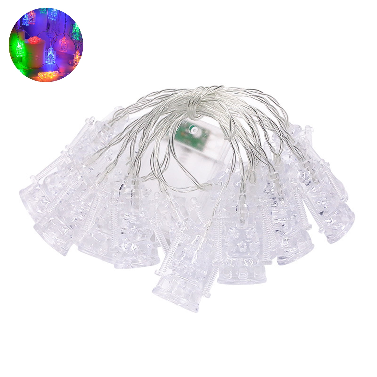 Lomubue String Lamp Battery Operated Soft Lighting Flicker-Free ...