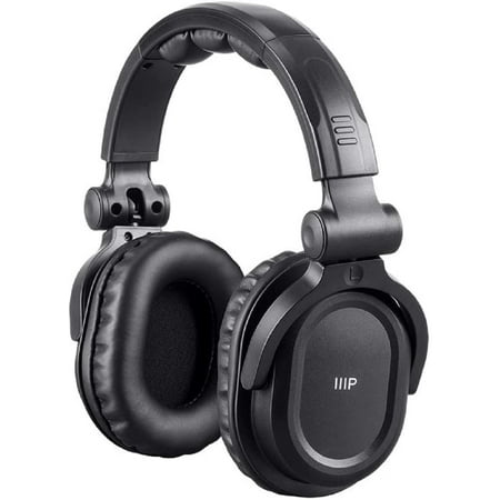 Monoprice Premium Hi-Fi DJ Style Over Ear Pro rechargeable Bluetooth ...