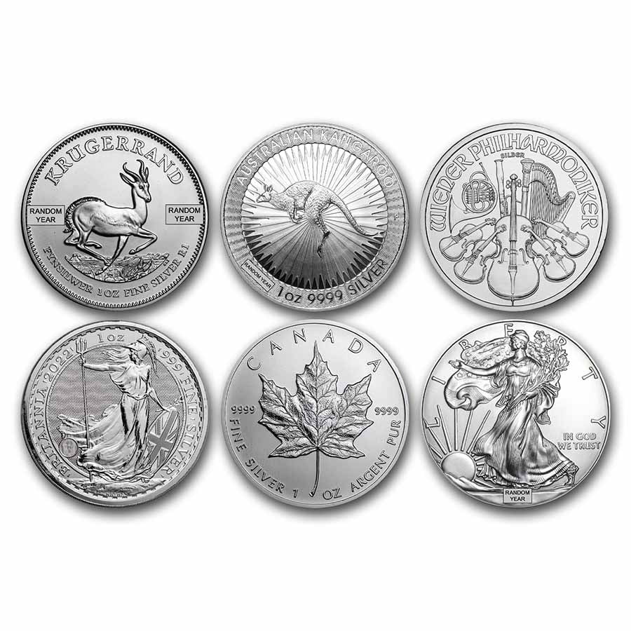 1 oz Silver Coin - Random Mint - Walmart.com