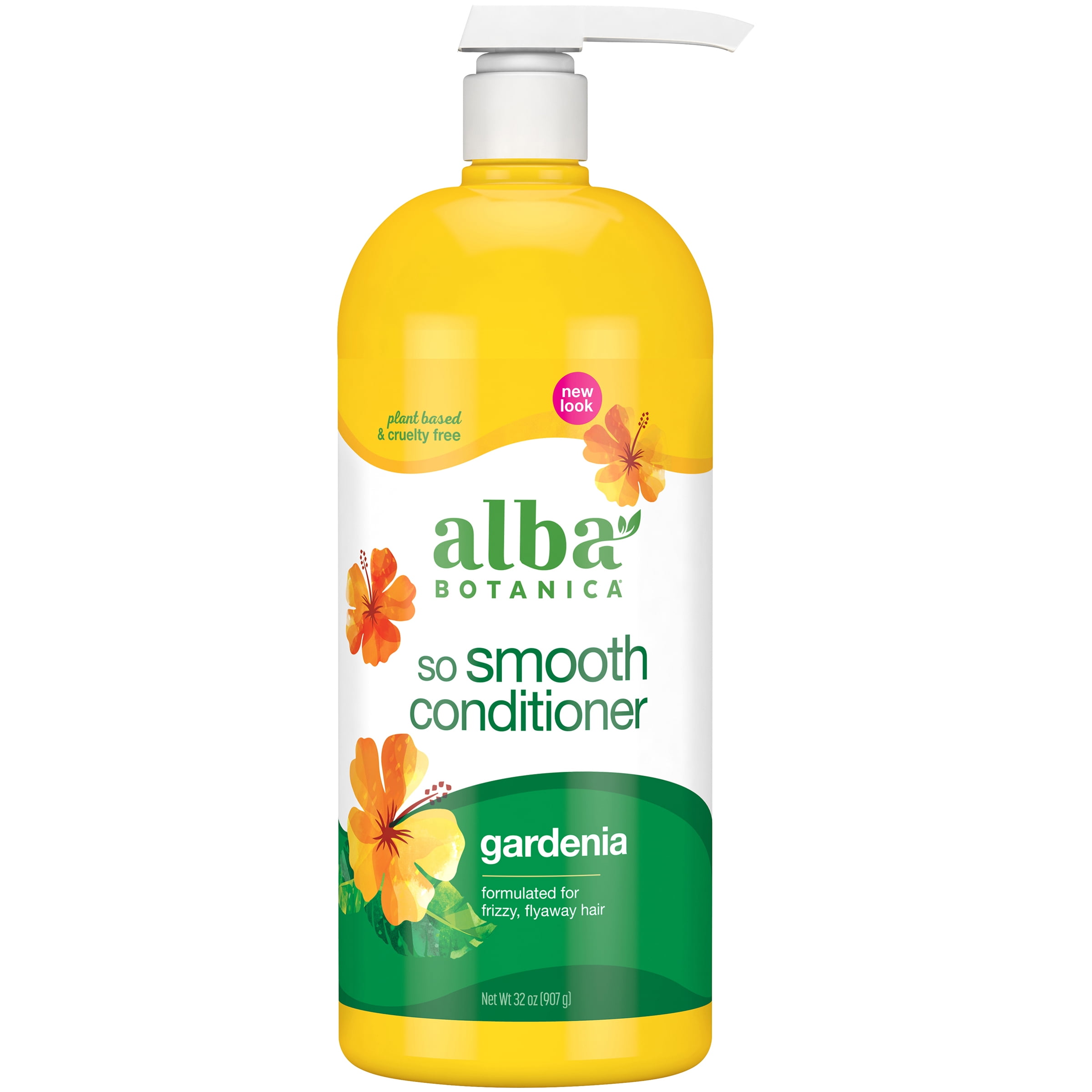 Alba Botanica So Smooth Gardenia Hawaiian Conditioner, Anti-Frizz, 32 ...