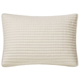 Nanshing Myrne 7 Piece Modern Solid Color Waffle Quilt Set, Beige ...