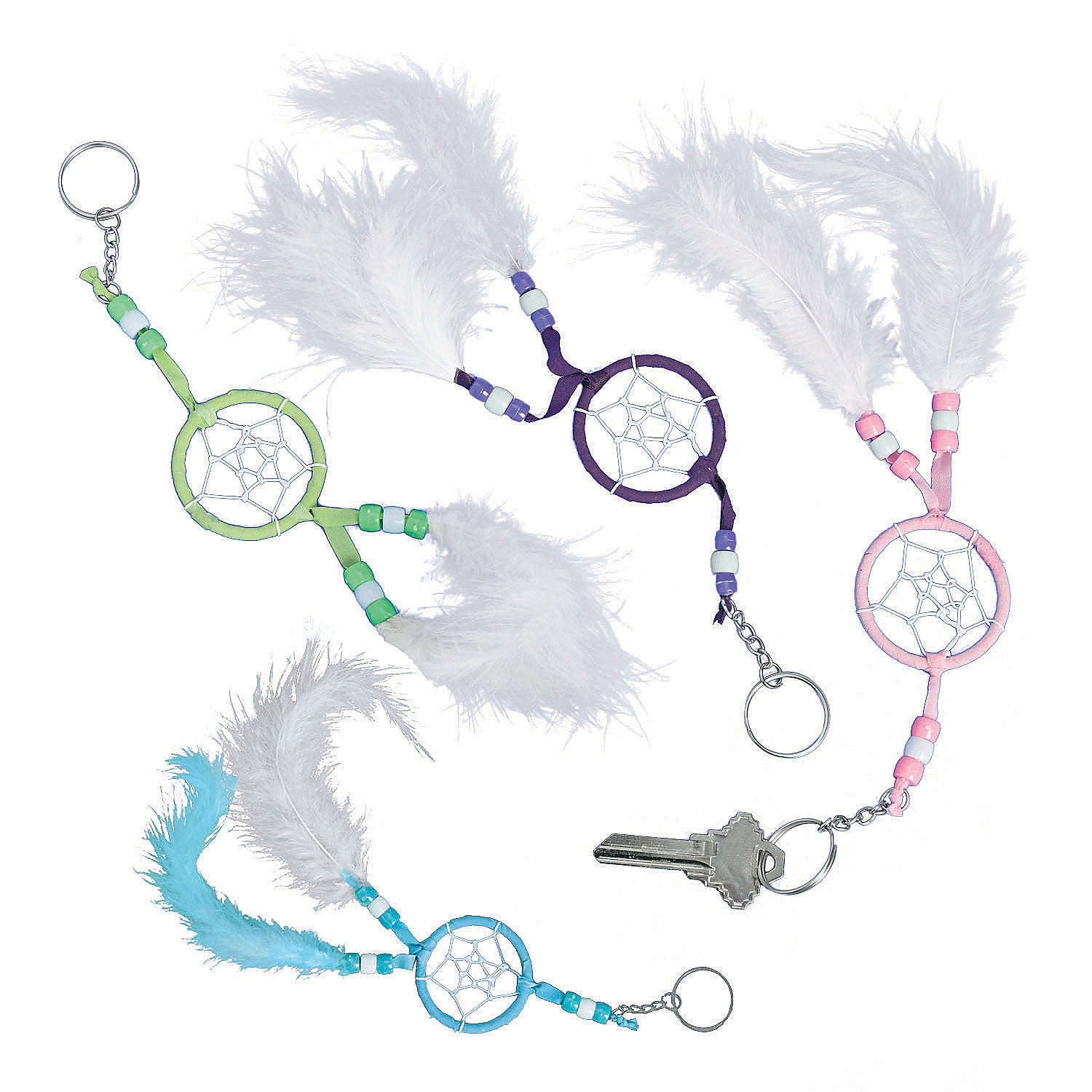 Bright Dream Catcher Key Chains - Party Favors - 12 Pieces - Walmart.com