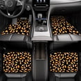4-Piece Car Floor Mats Set, Candy Corn Crystal Velvet Automotive Front ...