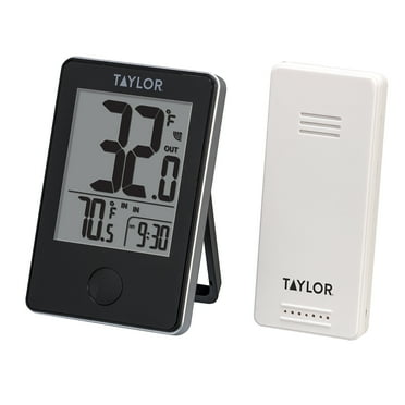 Taylor Precision Indoor/Outdoor Thermometer with Temperature Probe for ...