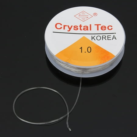 0.4-1.0mm Crystal Tec Clear Beading Elastic Stretch Wire String ...